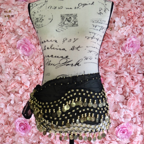 Skirts | 1pc Sequin Belly Dance Hip Scarf Skirt | Poshmark